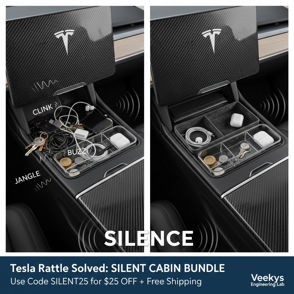 Stop the Rattle: 5 Secrets to a Silent Tesla Cabin | Model 3 Highland ...